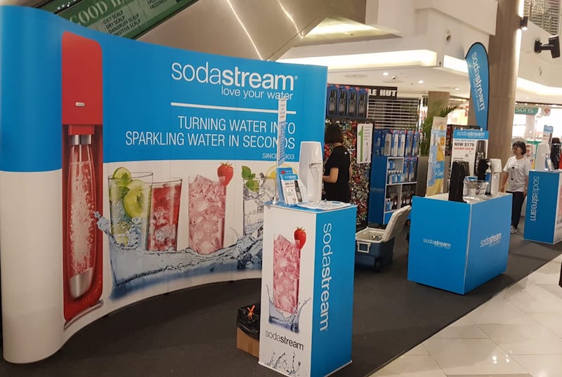 Courts Compass One Atrium Pop-up – SodaStream SG