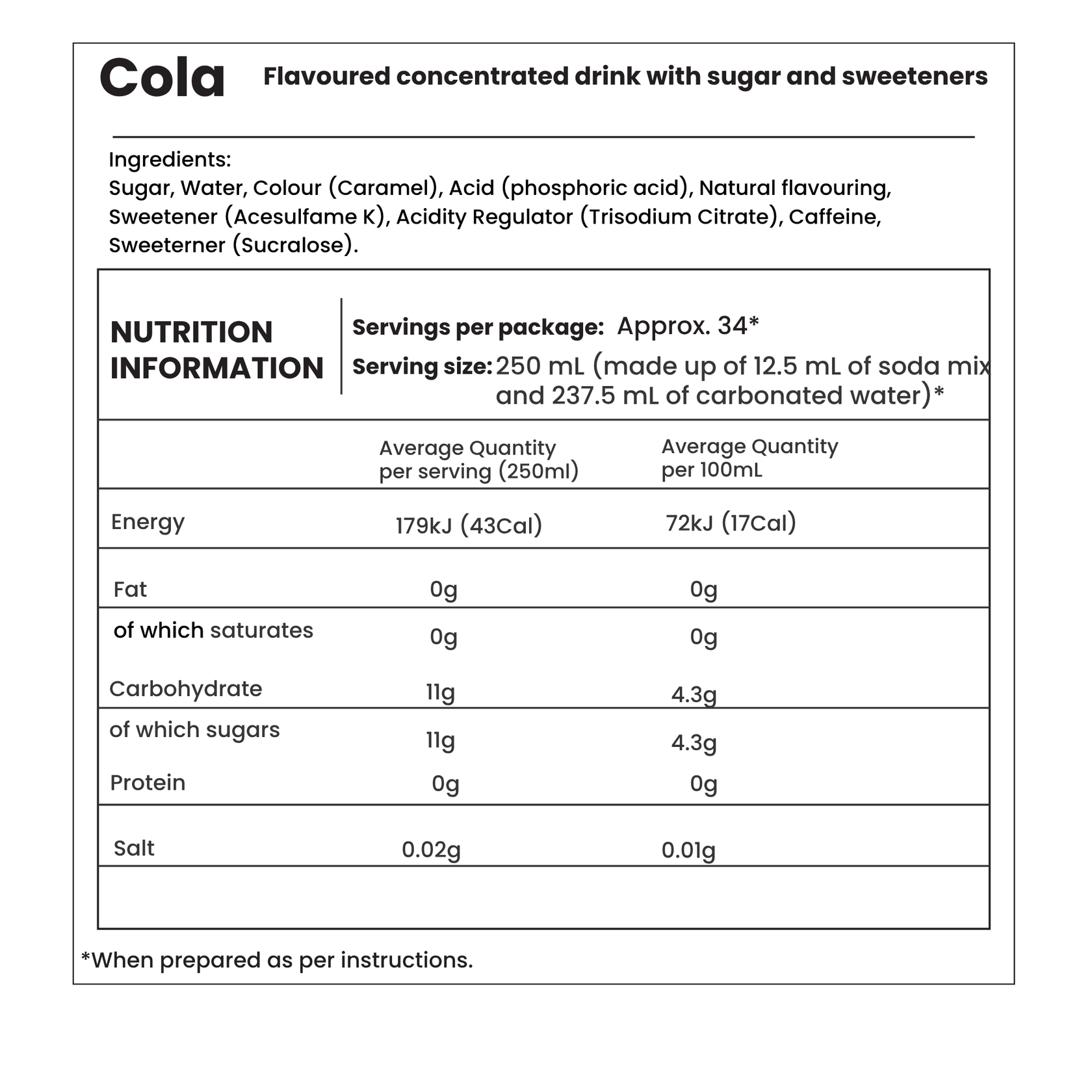 Buy Classics Cola Sparkling Water Drink Mix by SodaStream SG Official ...